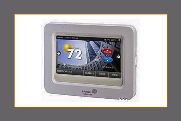 High Resolution Color Touch Screen Digital Room Thermostats | Johnson Controls